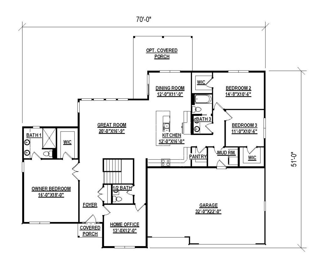 Cedar Ridge - Panelized Floor Plan